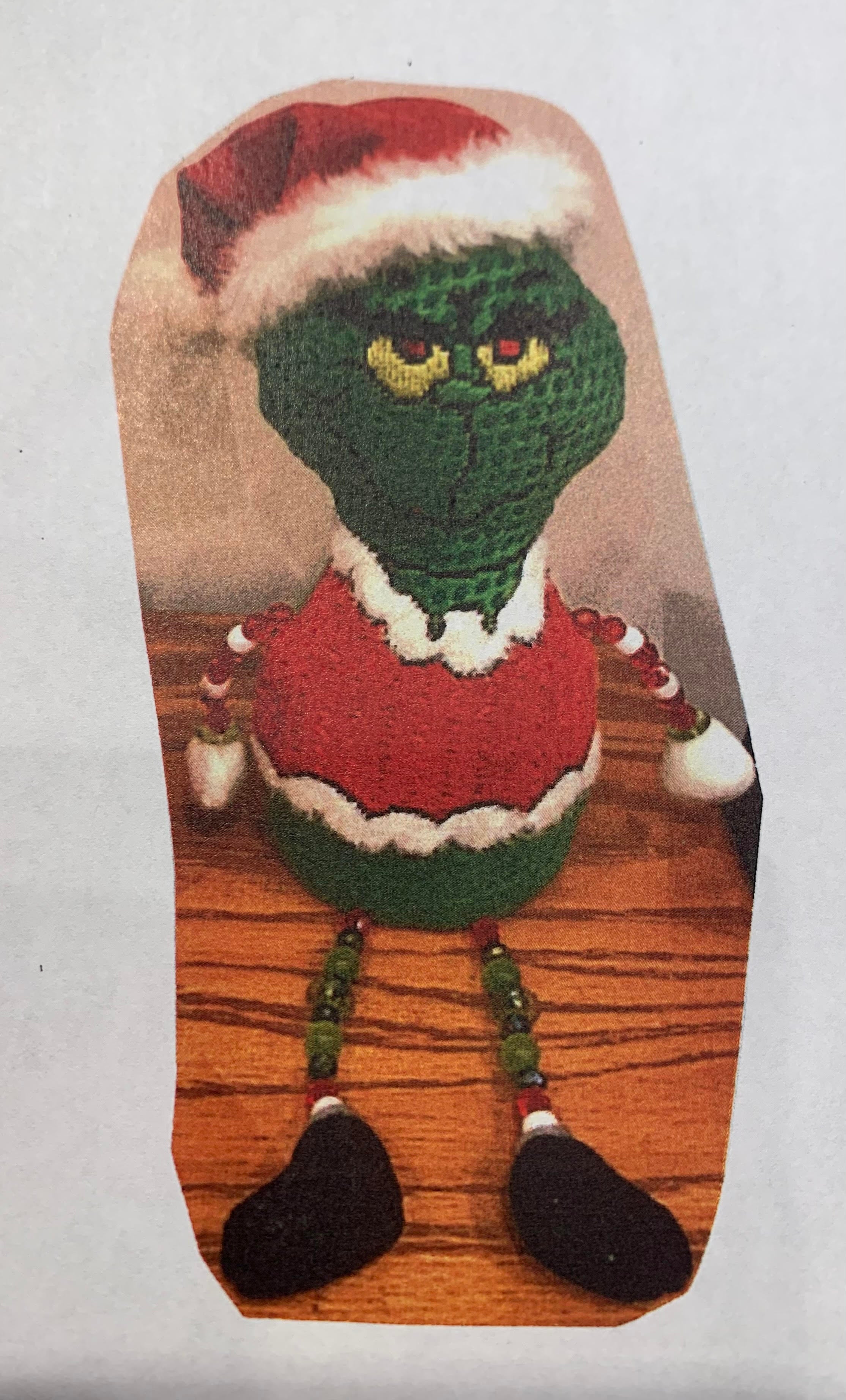 Sew Much Fun Green Monster Grinch -Stitch Guide available – Stitch by ...