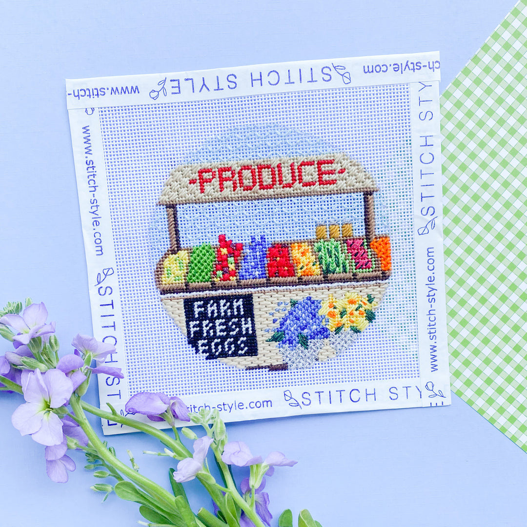 Stitch Style Needlepoint Farmer's Market – Stitch by Stitch