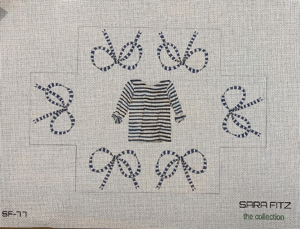 Sara Fitz SF77 Striped Shirt with Bows – Stitch by Stitch
