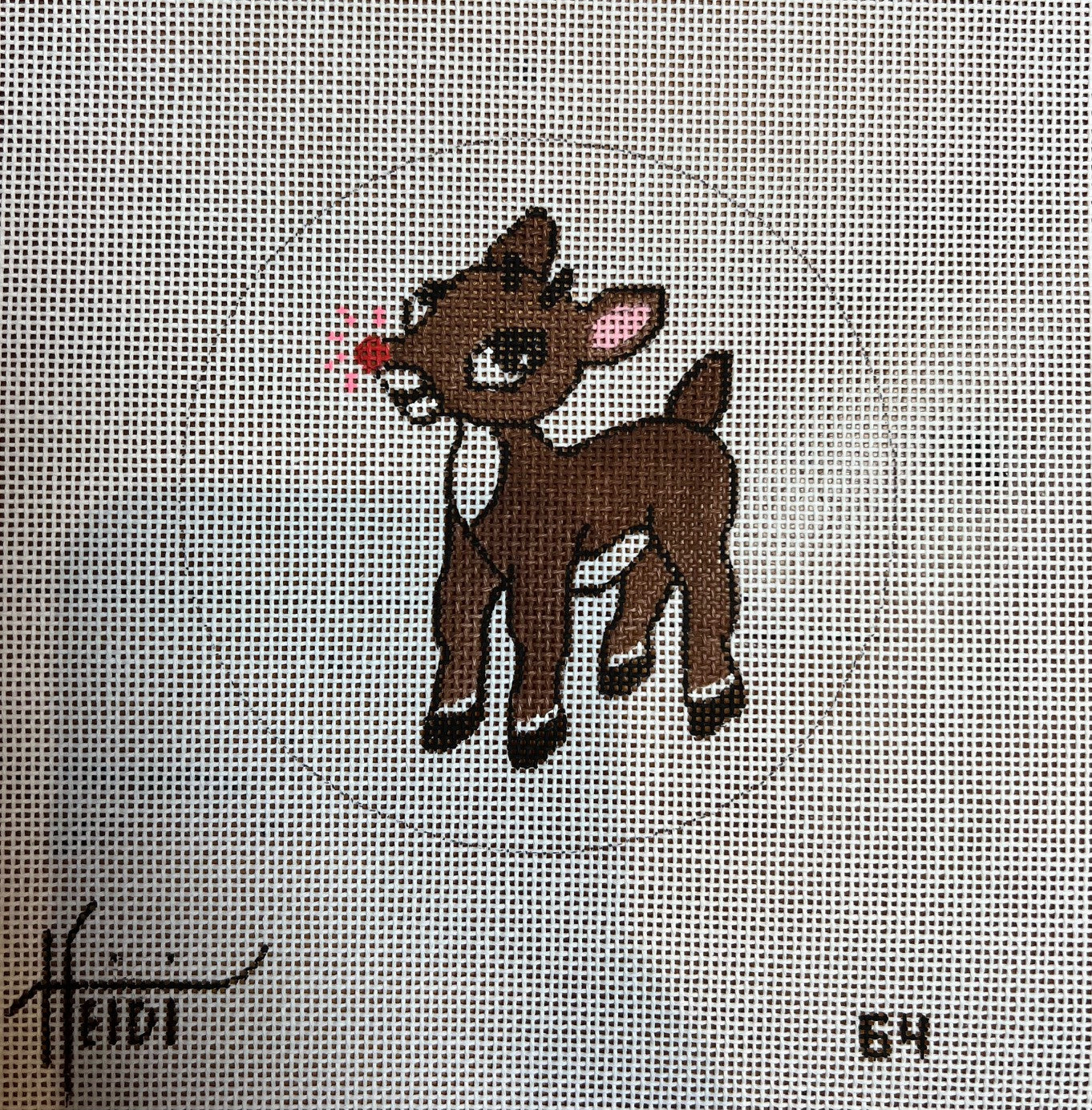 Heidi Stanley #64 Rudolph – Stitch by Stitch