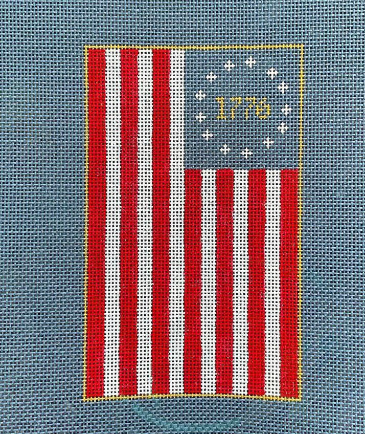 Bylee Needlepoint Betsy Ross Flag – Stitch by Stitch