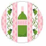 Ann Kaye AOK93 4" Perhaps a Bottle of Rosé Instead – Stitch by Stitch