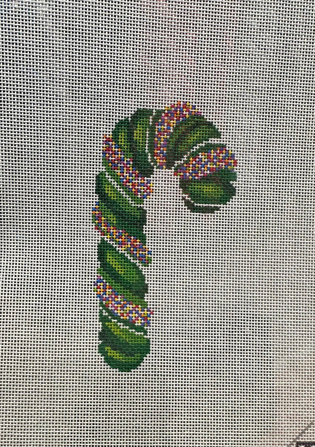 Blueberry Point Canvas 23-245 Sprinkly Candy Cane - Green – Stitch by ...