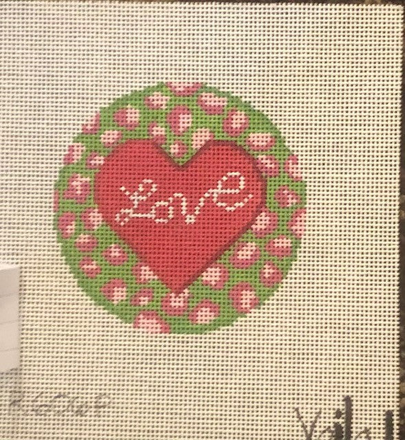 Voila! R606P Pink Love Heart – Stitch by Stitch