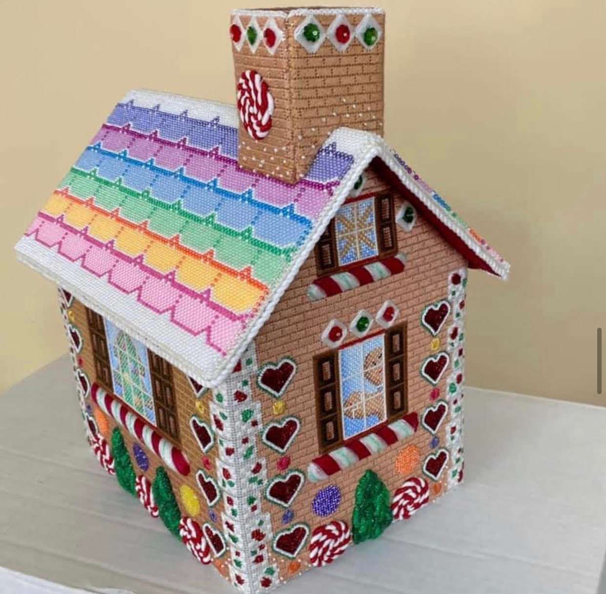 Rebecca Wood 815 Gingerbread House – Stitch by Stitch