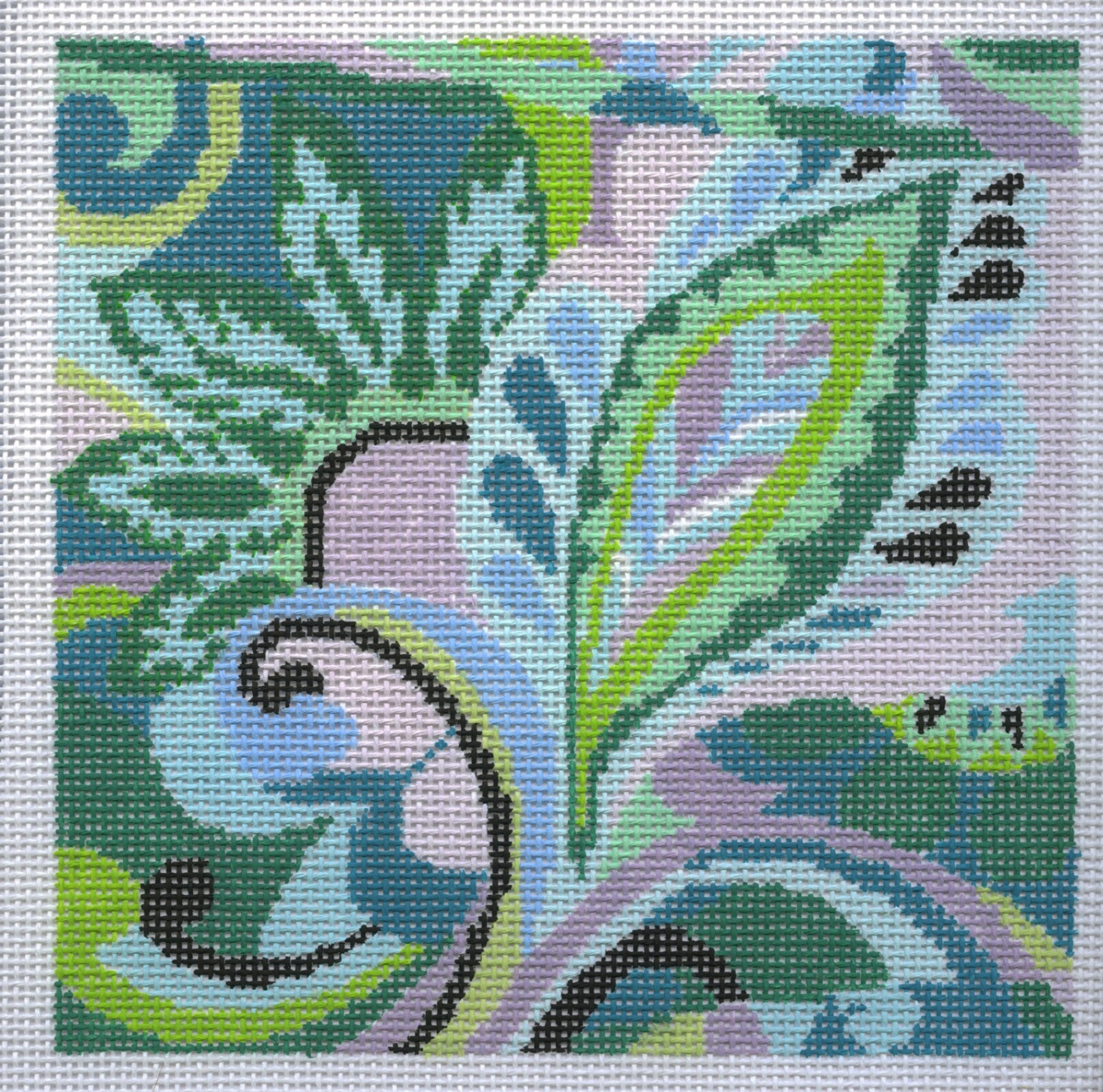 Blueberry Point 22-210 Teal Pucci – Stitch by Stitch
