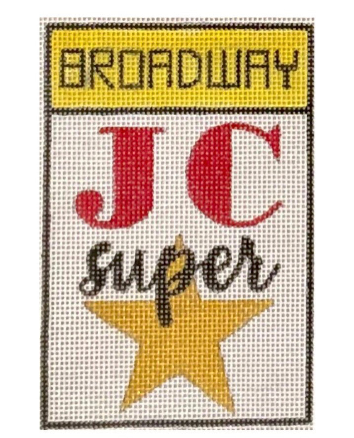 Raymond Crawford HO3031 Playbill - JC Super Star – Stitch by Stitch