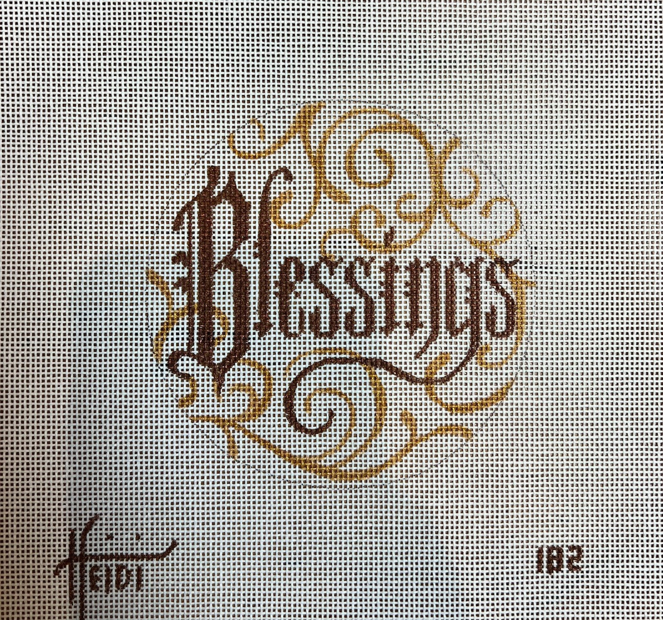Heidi Stanley #182 W Blessings – Stitch by Stitch