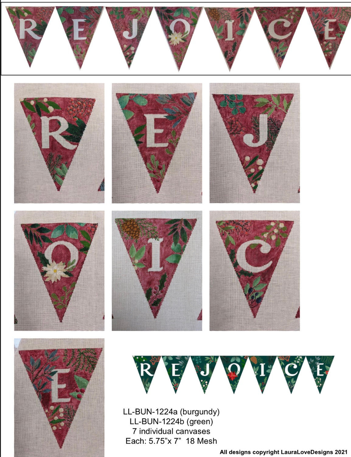 Rejoice Banner by LauraLove Stitches – Stitch by Stitch