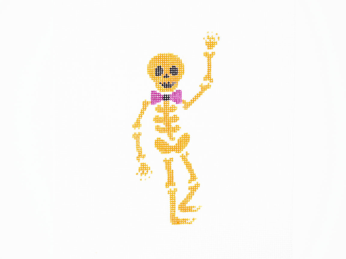 Audrey Wu AW-75 Spooky Skeleton - orange – Stitch by Stitch