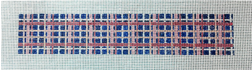 Blueberry Point Plaid Key Fob – Stitch by Stitch