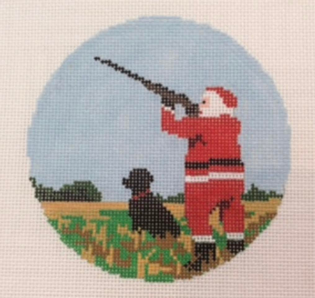 Ann Kaye AOK05 Shooting Santa – Stitch by Stitch