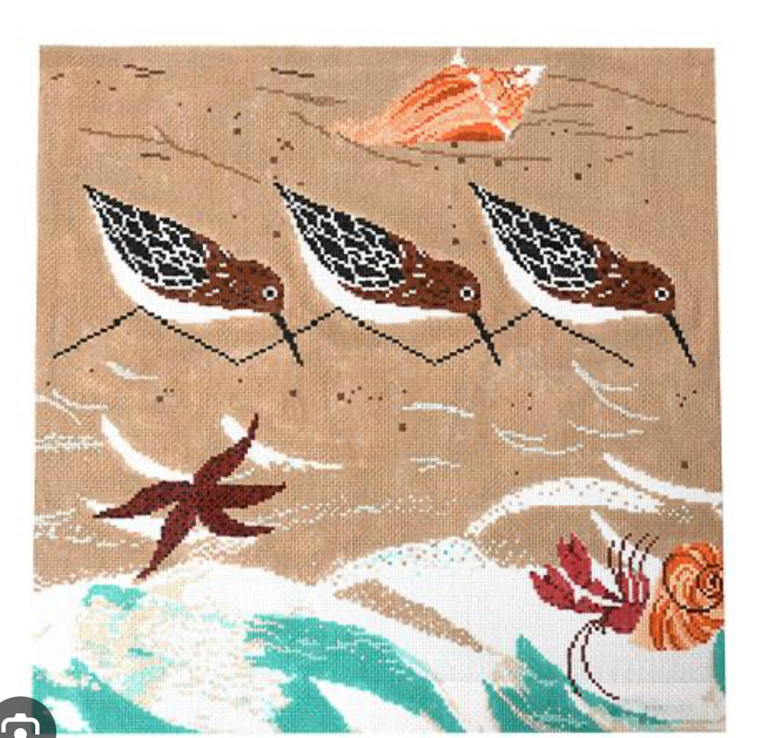 Meredith Collection Beach Birds-Charley Harper – Stitch by Stitch