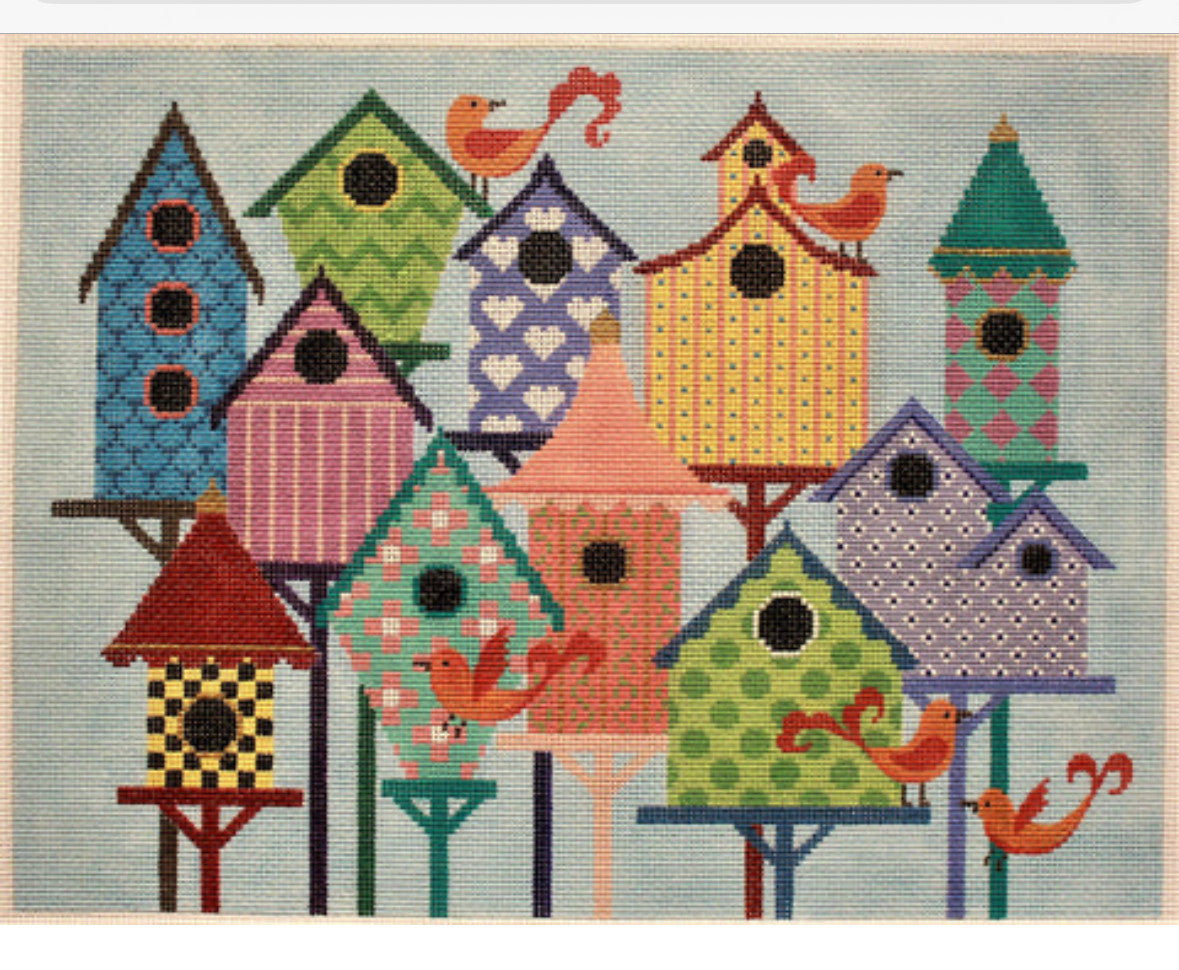 JP Designs B101 Birdhouses – Stitch by Stitch