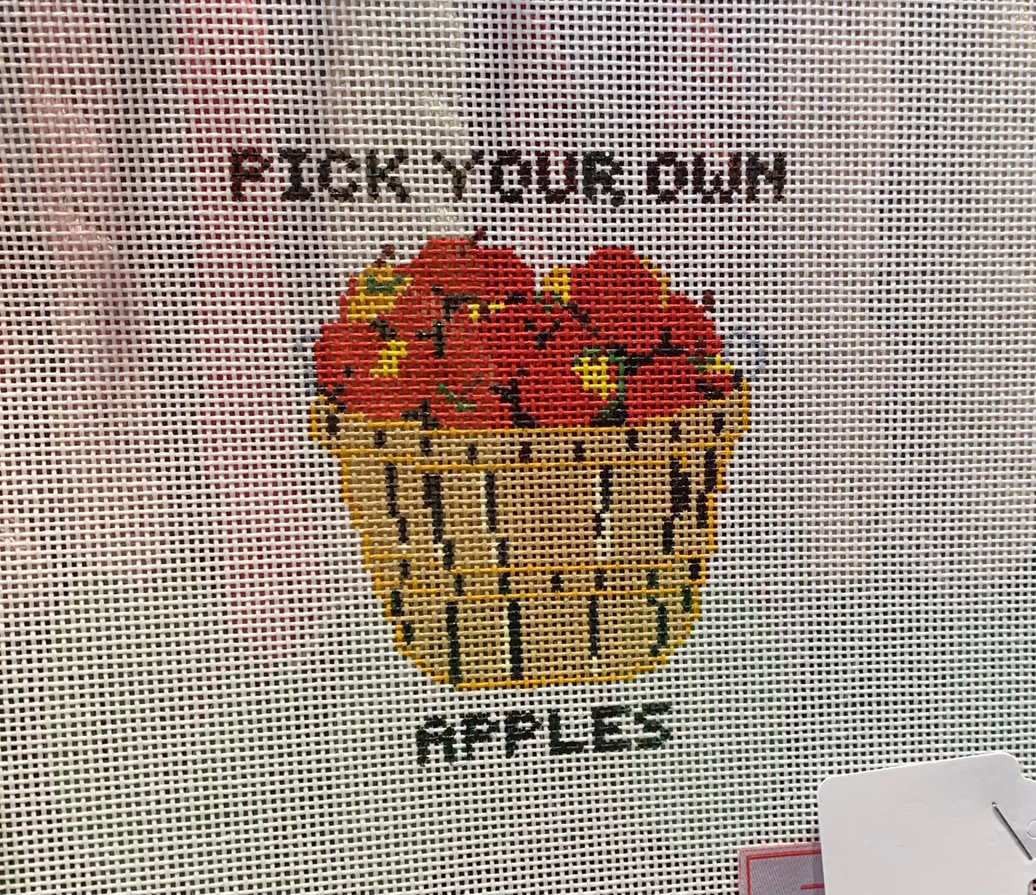 Alice and Blue Pick Your Own Apples – Stitch by Stitch