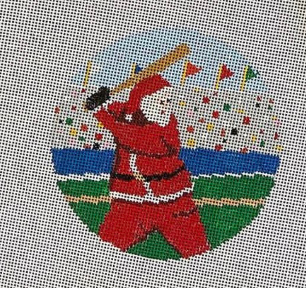 Ann Kaye AOK96 Baseball Santa – Stitch by Stitch